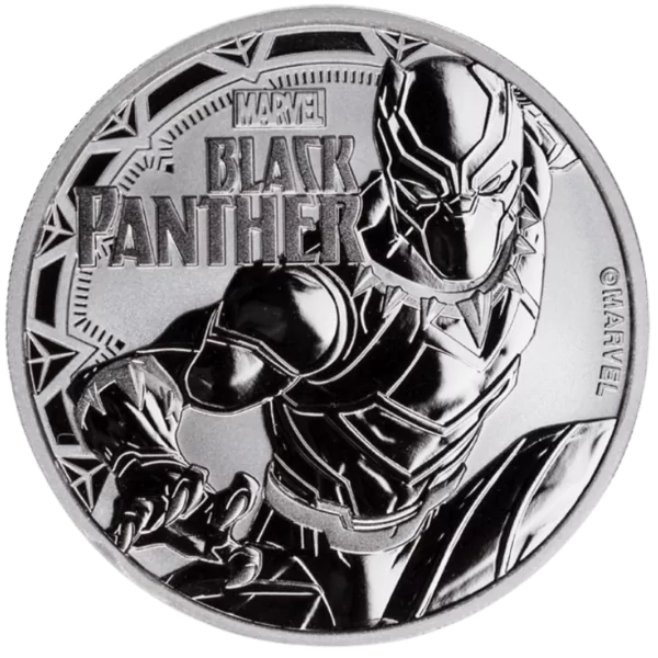 Marvel - Black Panther Silver Coin 1 Oz 2018 - Bullion Club