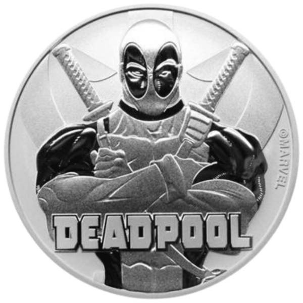 Marvel - Deadpool Silver Coin 1 Oz 2018 - Bullion Club