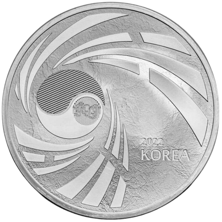 K Series - Taekwondo Silver Coin 1 Oz 2022 - Bullion Club