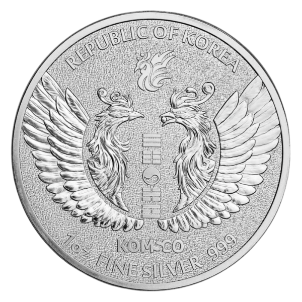 Korean Phoenix Silver Coin 1 Oz 2021 - Bullion Club