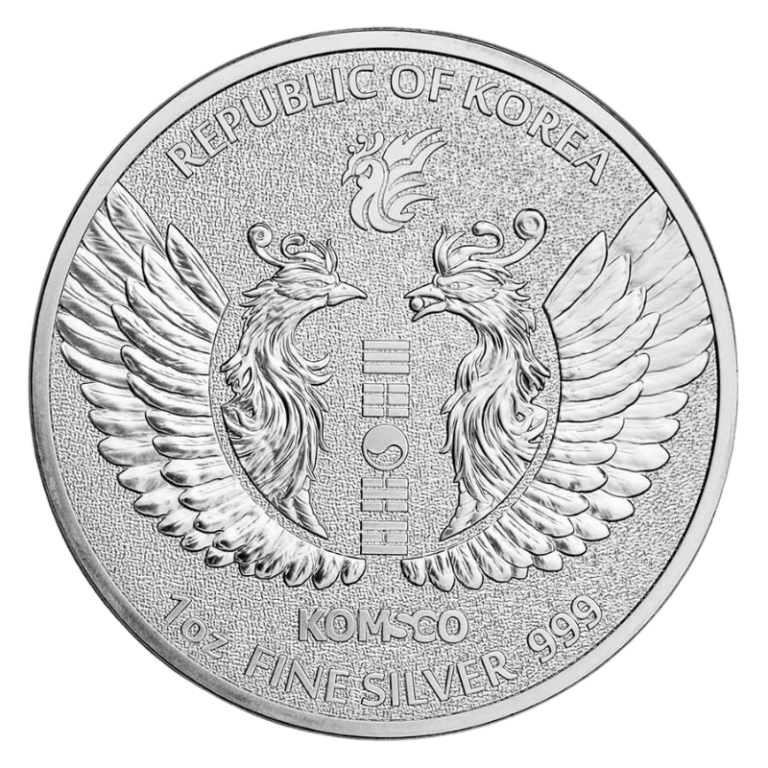 Korean Phoenix Silver Coin 1 Oz 2021 - Bullion Club