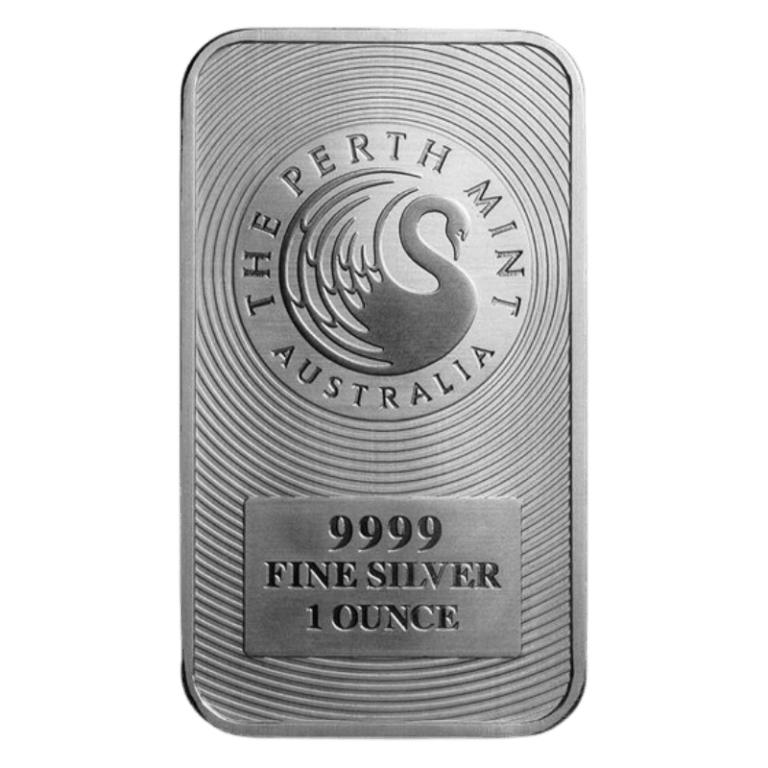 The Perth Mint Silver Bar 1 Oz - Bullion Club
