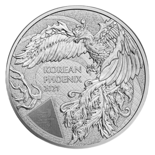 Korean Phoenix Silver Coin 1 Oz 2021 - Bullion Club