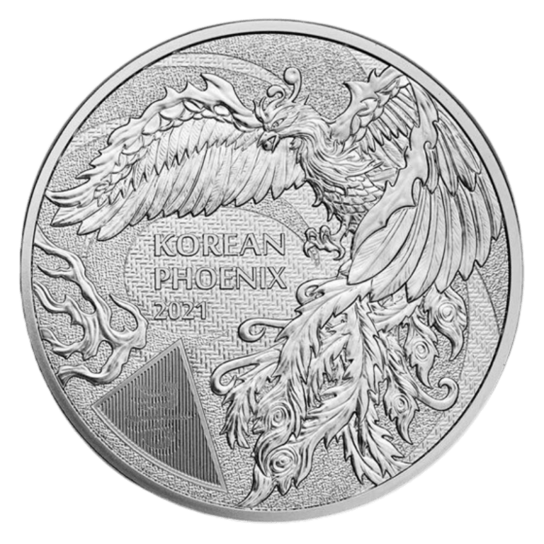 Korean Phoenix Silver Coin 1 Oz 2021 - Bullion Club