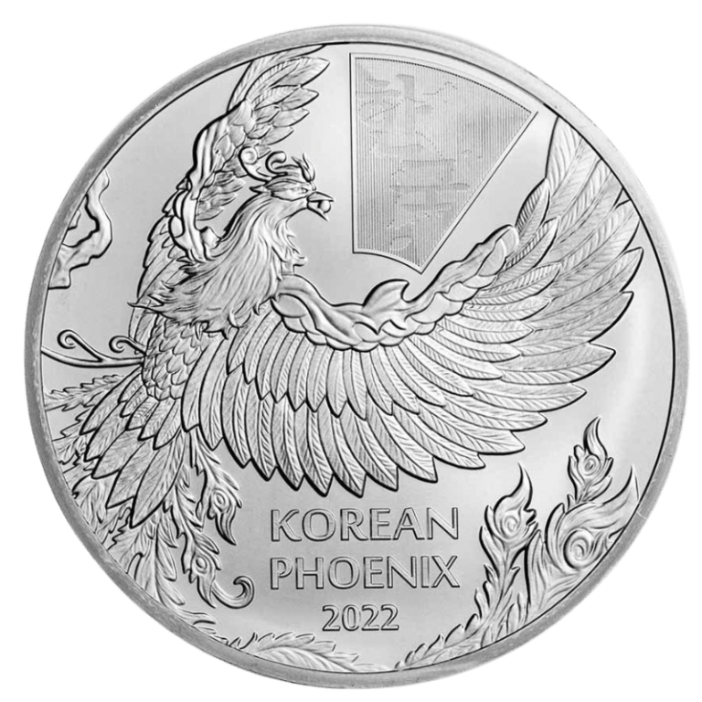 Korean Phoenix Silver Coin 1 Oz 2022 - Bullion Club