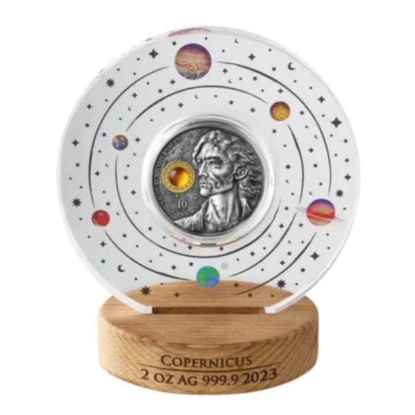 Malta Copernicus Nicolaus Silver Coin BU 2 Oz 2023 - Bullion Club