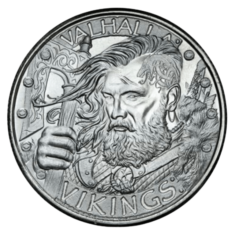 Vikings Silver Coin BU 1 Oz 2022 - Bullion Club
