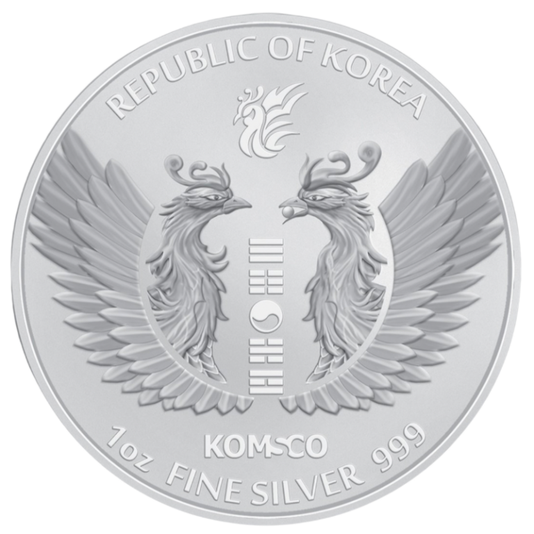 Korean Phoenix Silver Coin BU 1 Oz 2023 - Bullion Club