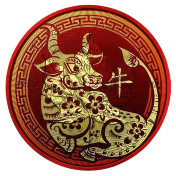 Canadian Space Red OX Silver Coin 1 Oz 2021 - Bullion Club