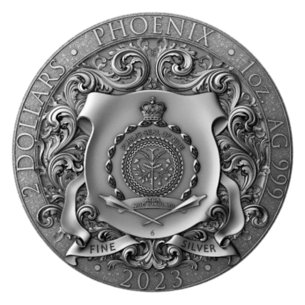 Phoenix Silver Coin Color 1 Oz 2023 - Bullion Club