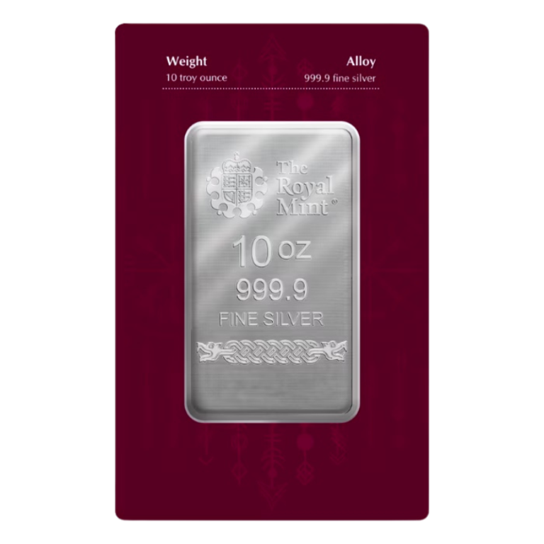 British Norse Gods Odin Silver Bar 10 Oz 2024 - Bullion Club
