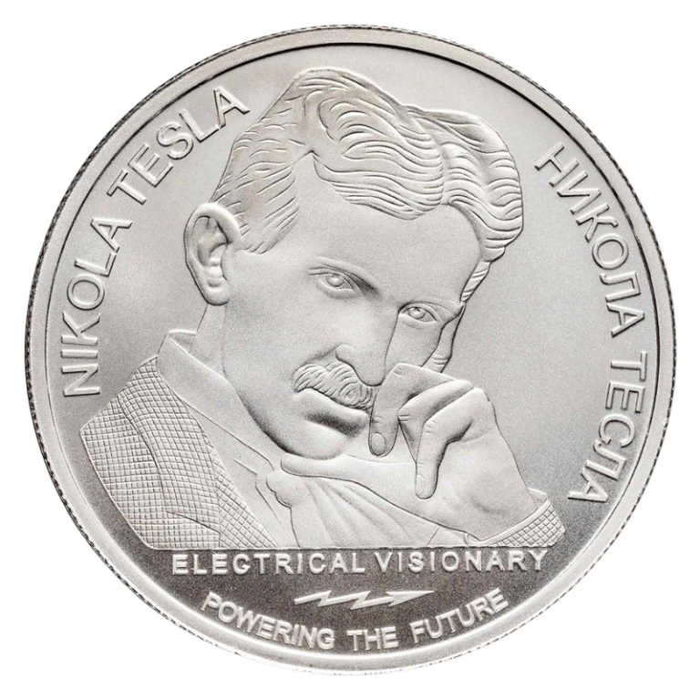 Nikola Tesla – Hydroelectric Power Silver Coin 1 Oz 2024 - Bullion Club