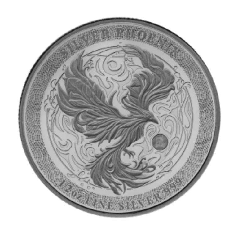 Phoenix Silver Coin Proof-Like 0.5 Oz 2025 - Bullion Club