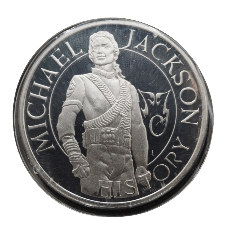 Michael Jackson King Of Pop History 1996-1997 1 Oz Silver Coin ...