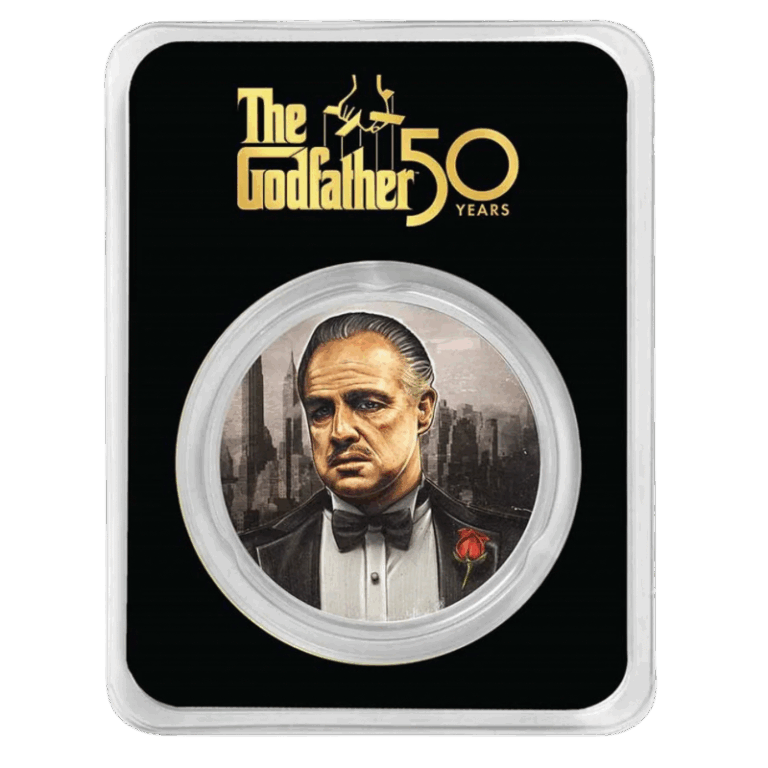 The Godfather 50th Anniversary Silver Color Coin 1 Oz 2022 (TEP ...