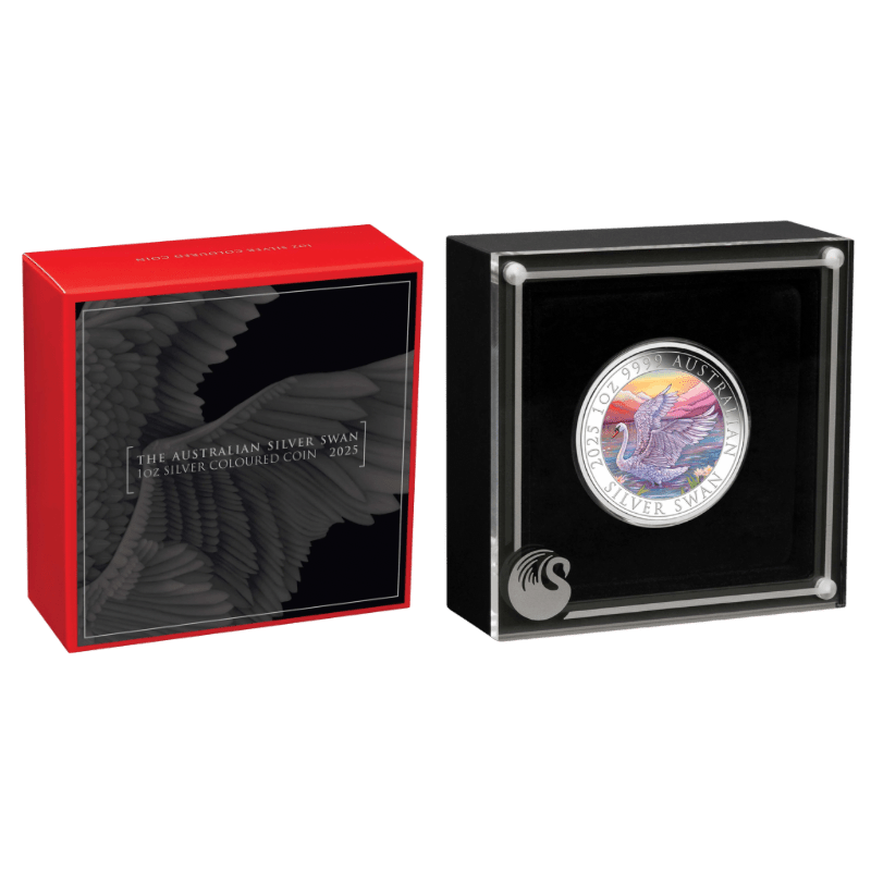 Australian Swan Silver Color Coin 1 Oz 2025 - Bullion Club