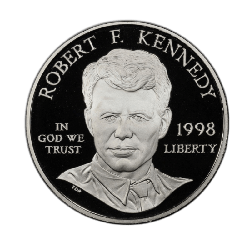 1998-S Robert F Kennedy Dollar Silver Coin Proof 26.73 Gram - Bullion Club