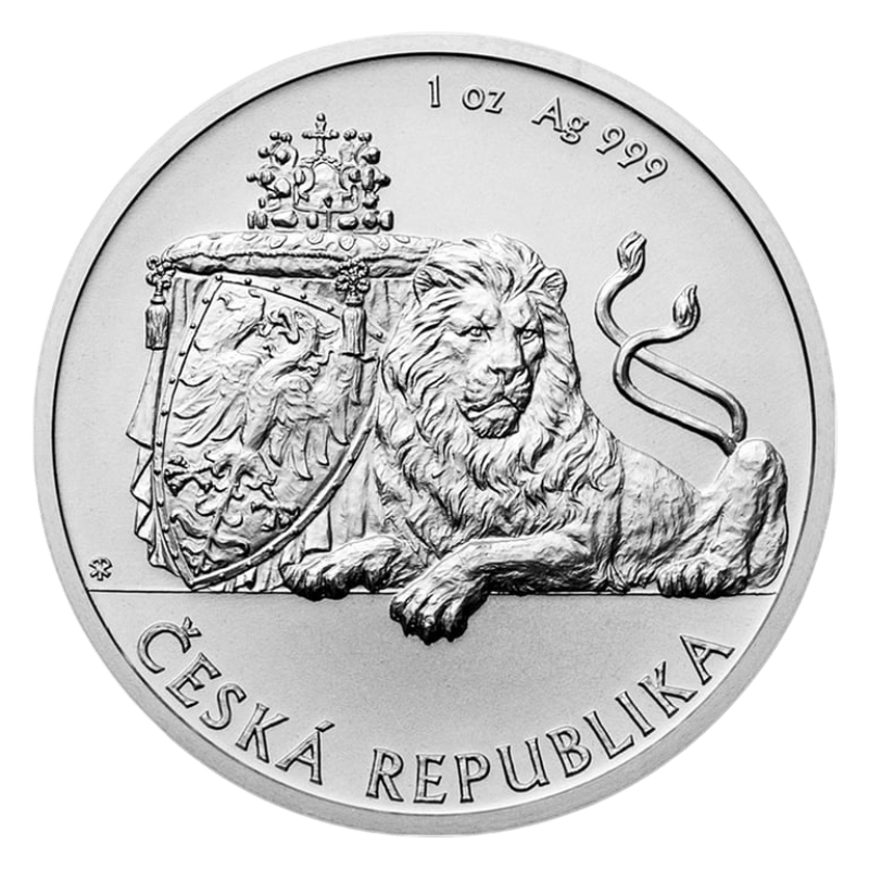Czech Lion Silver Coin 1 Oz 2017 - Bullion Club