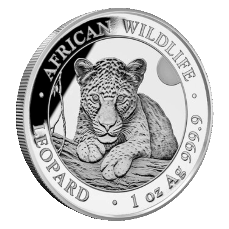 African Wildlife Leopard Silver Coin 1 Oz 2025 - Bullion Club