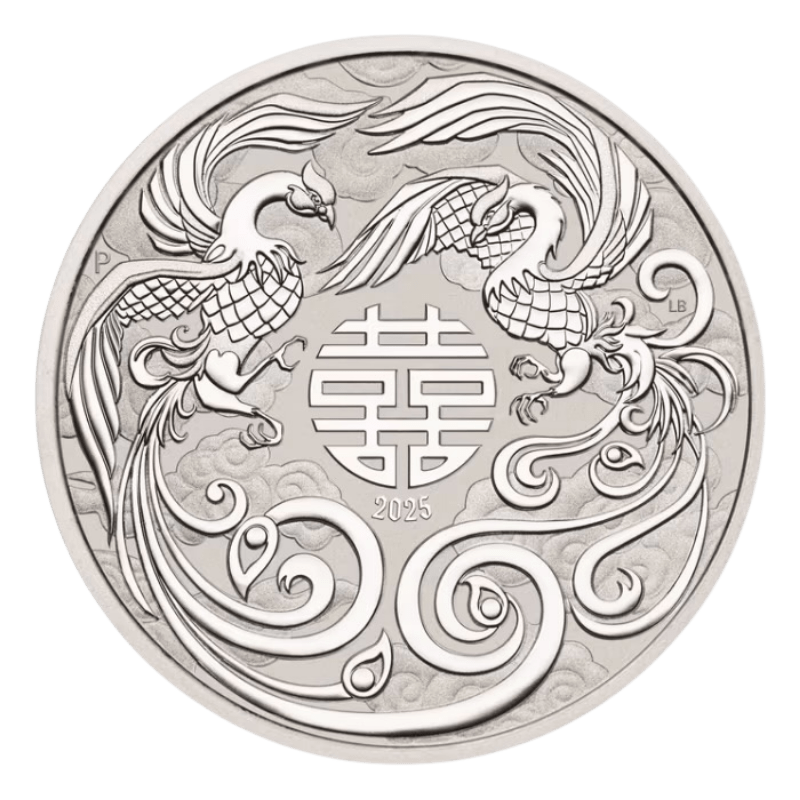 Chinese Myths And Legends – Double Phoenix Silver Coin BU 1 Oz 2025 ...