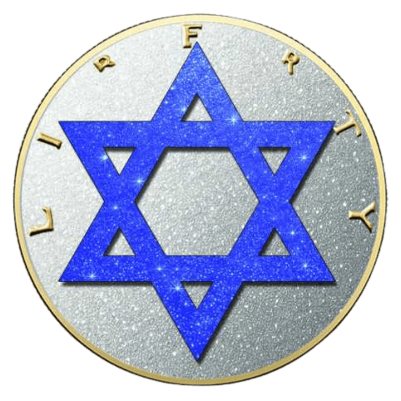 MAGEN DAVID Solomon Seal Silver Coin 1 Oz 2025 - Bullion Club