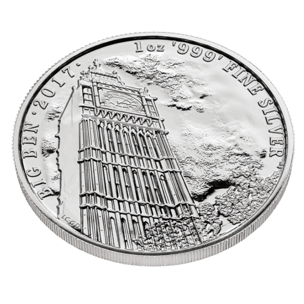 Landmarks of Britain - Big Ben Silver Coin 1 Oz 2017 - Bullion Club