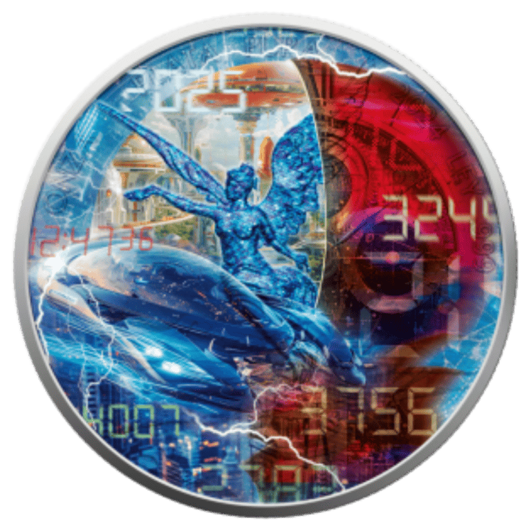 Libertad Time Travel Future Silver Color Coin 1 Oz 2024 - Bullion Club