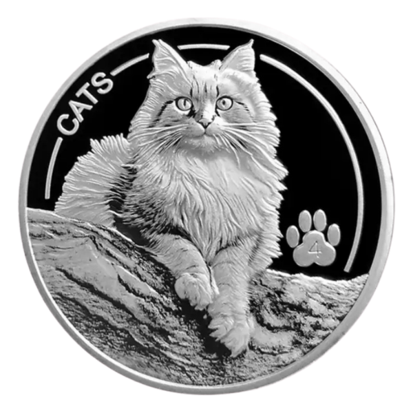 Fiji Cats Silver Coin Proof Like 1 Oz 2025 - Bullion Club